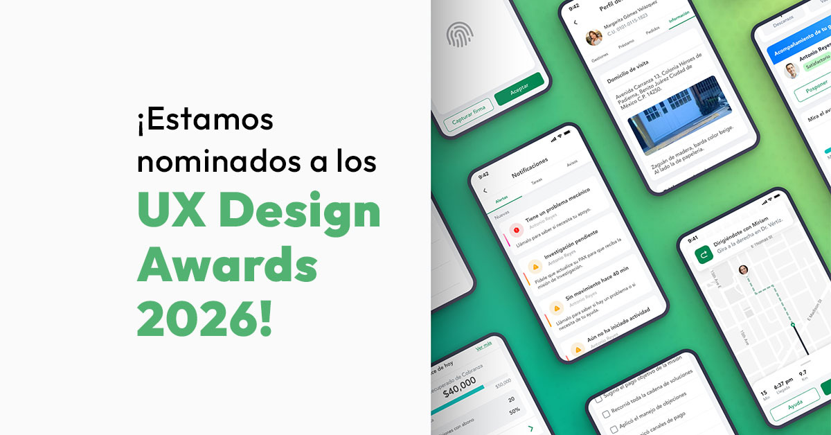 UiX nominado a los UX Design Awards 2026